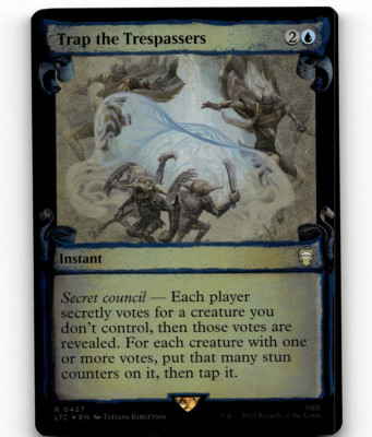 FOIL - MTG - Trap the Trespassers (Showcase Scrolls) The Lord of the ...