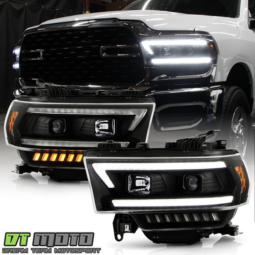 For 2019-2023 Ram 2500 3500 Halogen LED Tube w/ Sequential Signal ...