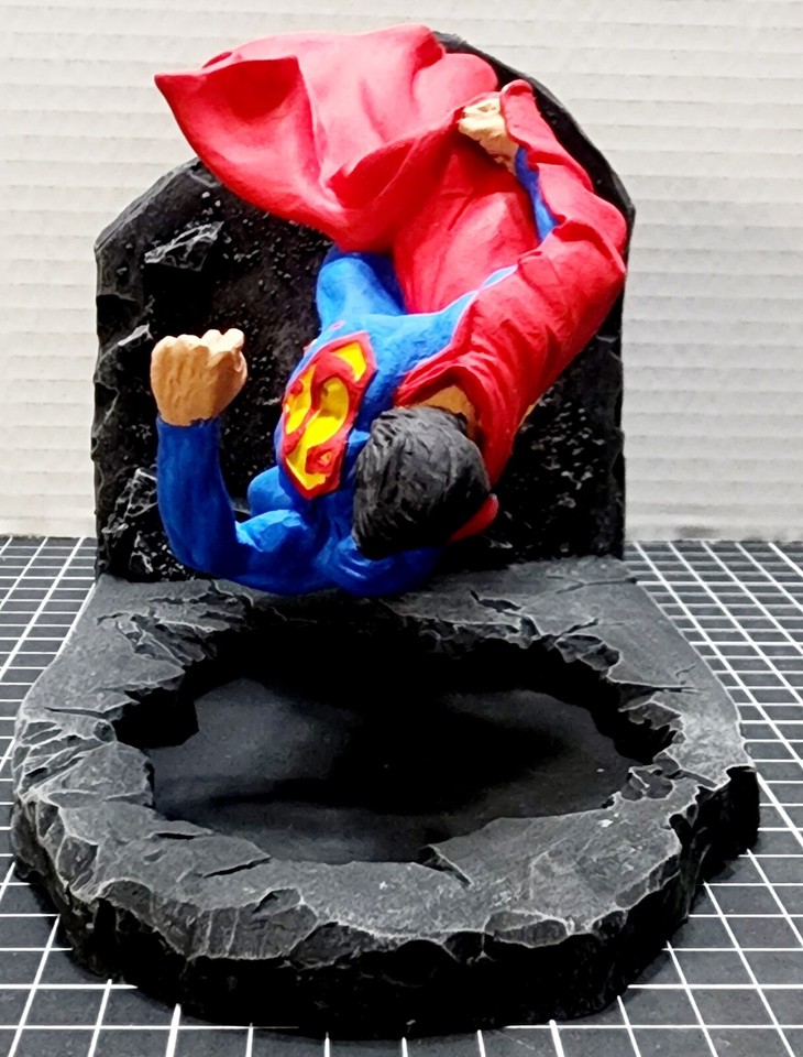 DC COMICS SUPERMAN vs DOOMSDAY BOOKENDS/STATUE 1996 FACTORY NEW!! RARE ...