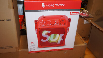 Supreme New Red Singing Machine | eBay
