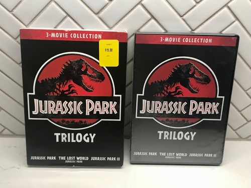 Jurassic Park Trilogy DVD 3-Movie Collection NEW SEALED With Slipcover ...
