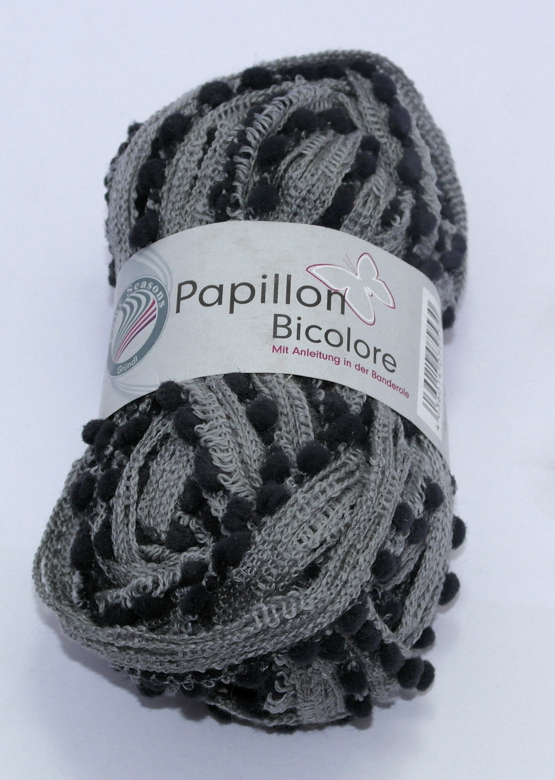 Papillon Bicolour Pom-Pom Knitting Scarf Yarn Wool - Buy one, Get one ...