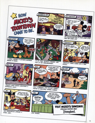 1992 Disneyland: Toontown Opening Vintage Print Ad | eBay