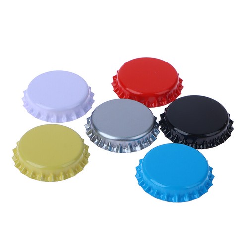 100Pcs Crown Caps Homebrew Beer Caps Craft Beer Bottling Caps Seal ...