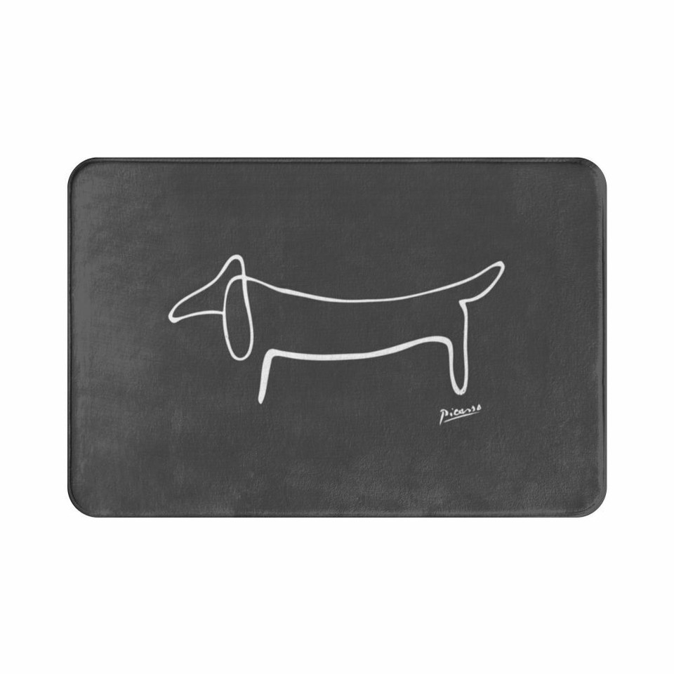 Pablo Picasso Wild Wiener Dog Dachshund Doormat Rug carpet Mat Footpad ...