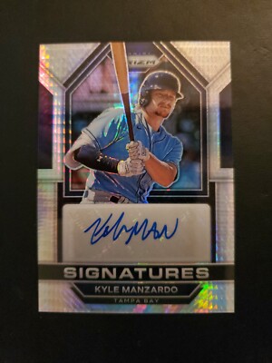 Kyle Manzardo 2023 PANINI PRIZM BASEBALL SIGNATURES AUTOGRAPH ROOKIE ...