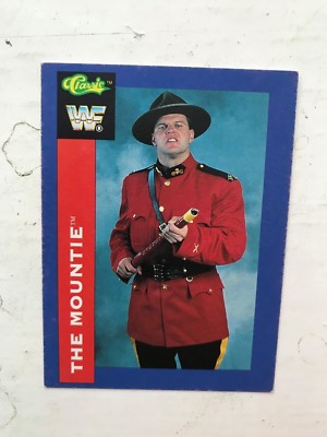 1991 WWF CLASSIC TRADING CARD SERIES THE MOUNTIE #32 HASBRO WWE ...