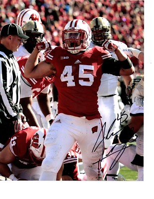 Alec Ingold Wisconsin Badgers signed autographed 8x10 football photo d ...