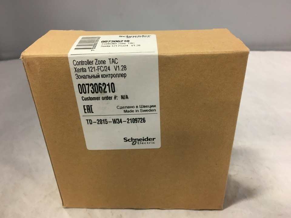 Schneider Electric | 007306210 | Controller Zone TAC Xenta 121-FC/24 V1 ...