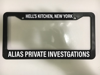 For Jessica Jones Fans Alias Private Investigations NY Car License ...