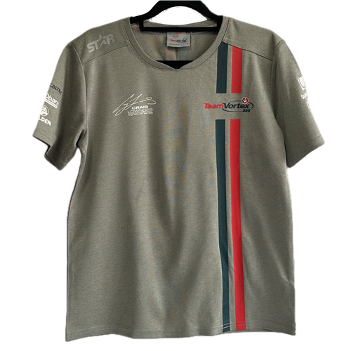 Team Vortex 888 Holden Craig Lowndes Signature Series Grey Kids Tshirt ...