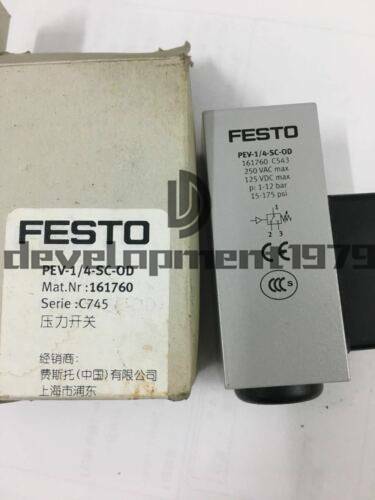ONE NEW Festo PEV-1/4-SC-OD 161760 Pressure Switch | eBay