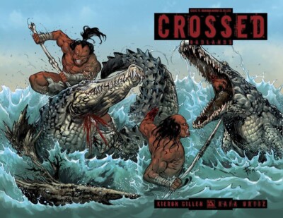 CROSSED : Badlands # 75 Megafauna Mayhem Wrap Around Variant Cover ...