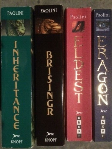 Inheritance Cycle complete set 1-4: Eragon Eldest Brisingr PB lot ...