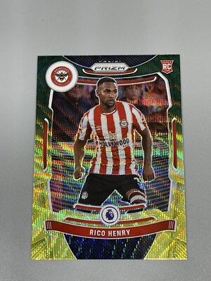 Rico Henry 2021-22 Panini Prizm EPL Rookie RC Multicolor Prizm #138 ...
