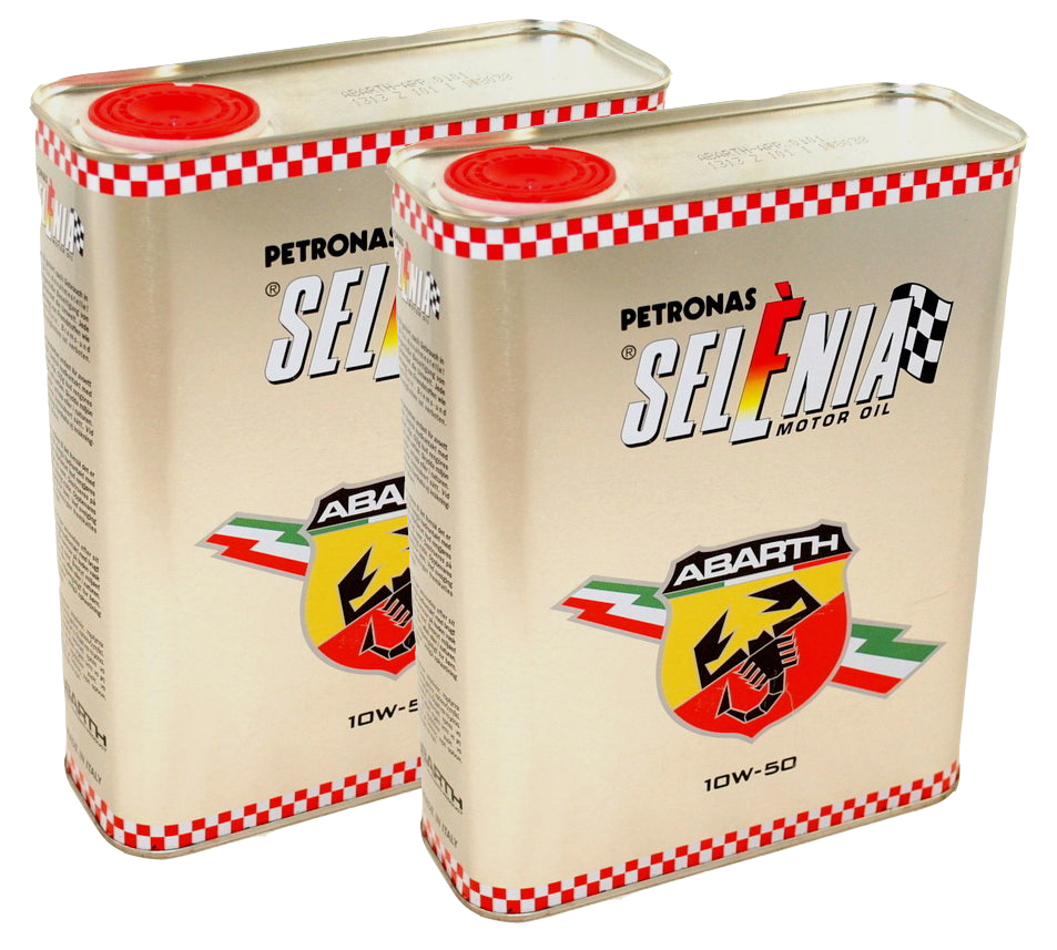 Genuine Fiat Abarth 500 Punto Selenia Engine 2lt Oil 10w50 Twin Pack ...