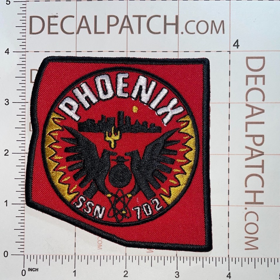 USN SSN-702 USS Phoenix Patch Hook & Iron-On Repro New A509 | eBay