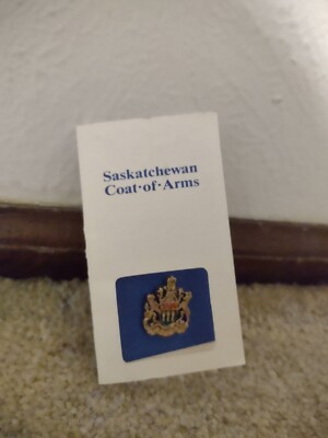 Saskatchewan Coat of Arms pin | eBay