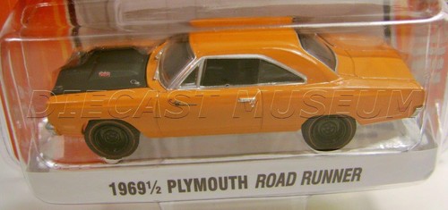 1969 '69 1/2 PLYMOUTH ROAD RUNNER DIECAST GL MUSCLE R15 GREENLIGHT 2016 ...