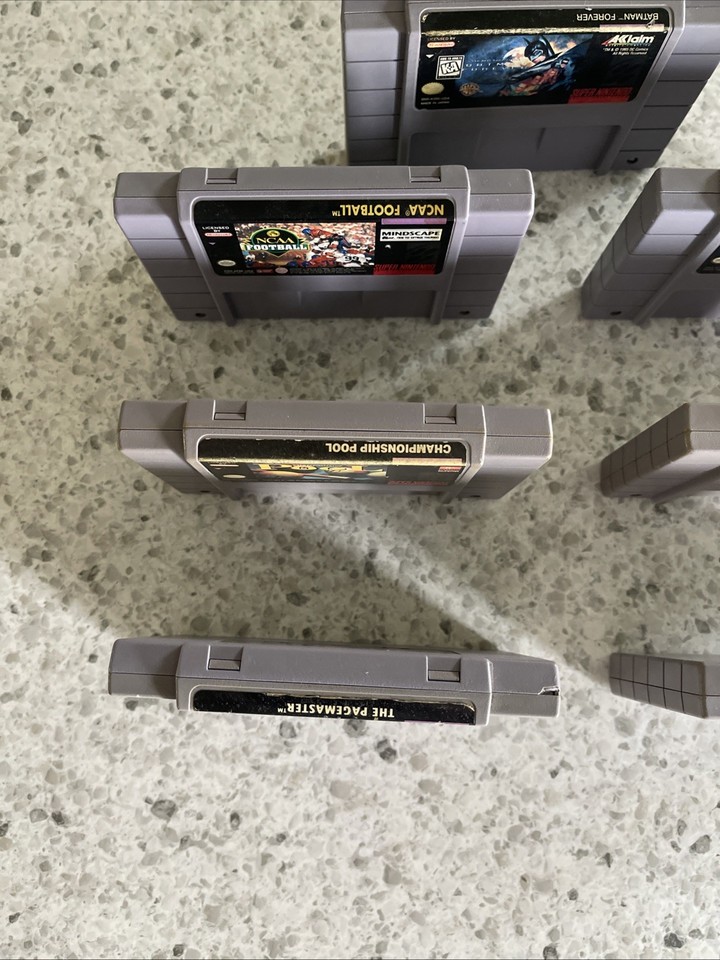 Super Nintendo SNES Game Lot Of 7 Rough labels | eBay