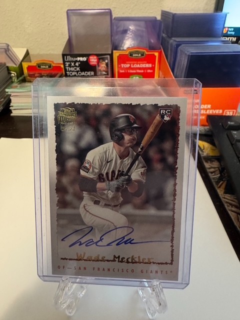 Wade Meckler 2024 Topps Archives Fan Favorite Autographs San Francisco ...