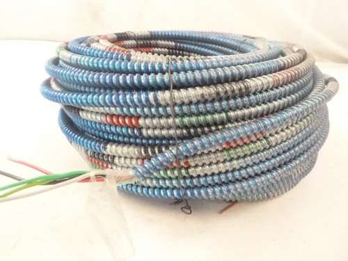 250' THHN 12/4 Solid Core 4 Strand Building Wire Metal Clad 12AWG Multi ...