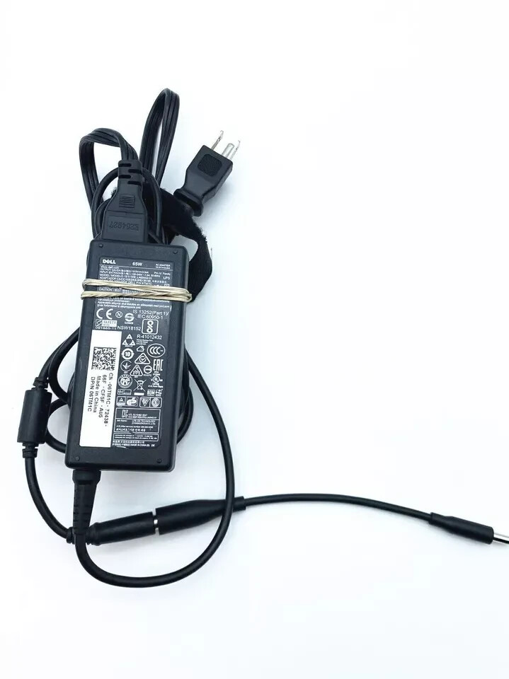 Genuine Dell 65W AC Adapter Power Supply OptiPlex 3050 5050 7050 3060 ...