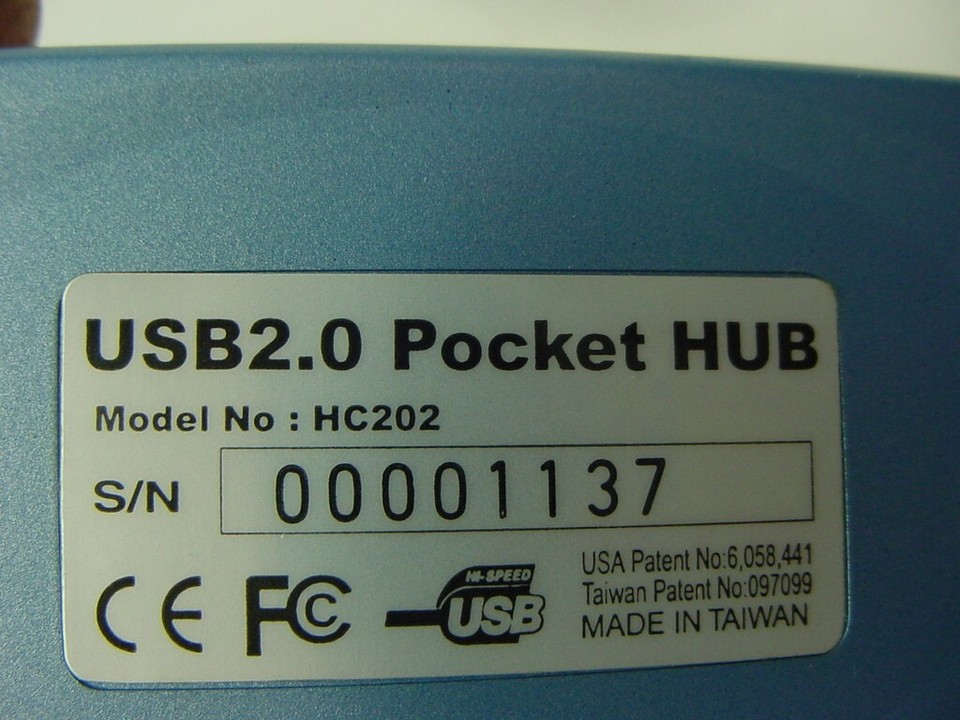 USB 2.0 POCKET HUB HC202 | eBay