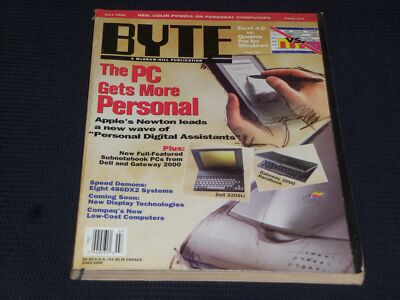 1992 JULY BYTE MAGAZINE - THE PC GETS PERSONAL COMPUTERS TECH - L 20826 ...