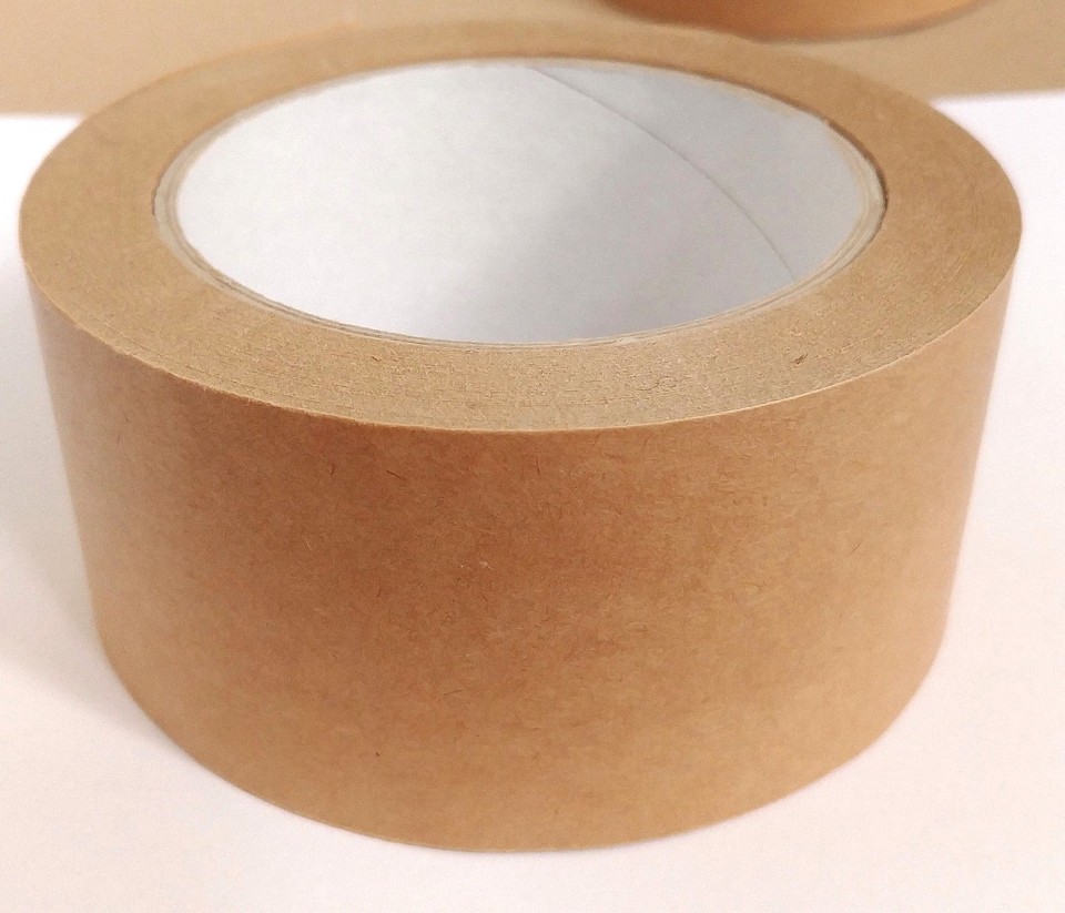Brown Self Adhesive Backing Tape Picture Framing Canvas Craft Kraft ...