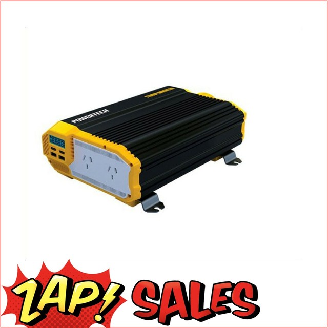 PowerTech 1100w (2200w) 12vdc to 240vac Modified Sinewave Inverter With ...