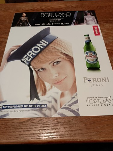 2014 Peroni Italy And Portland Fashion Week Magazine Ad | eBay