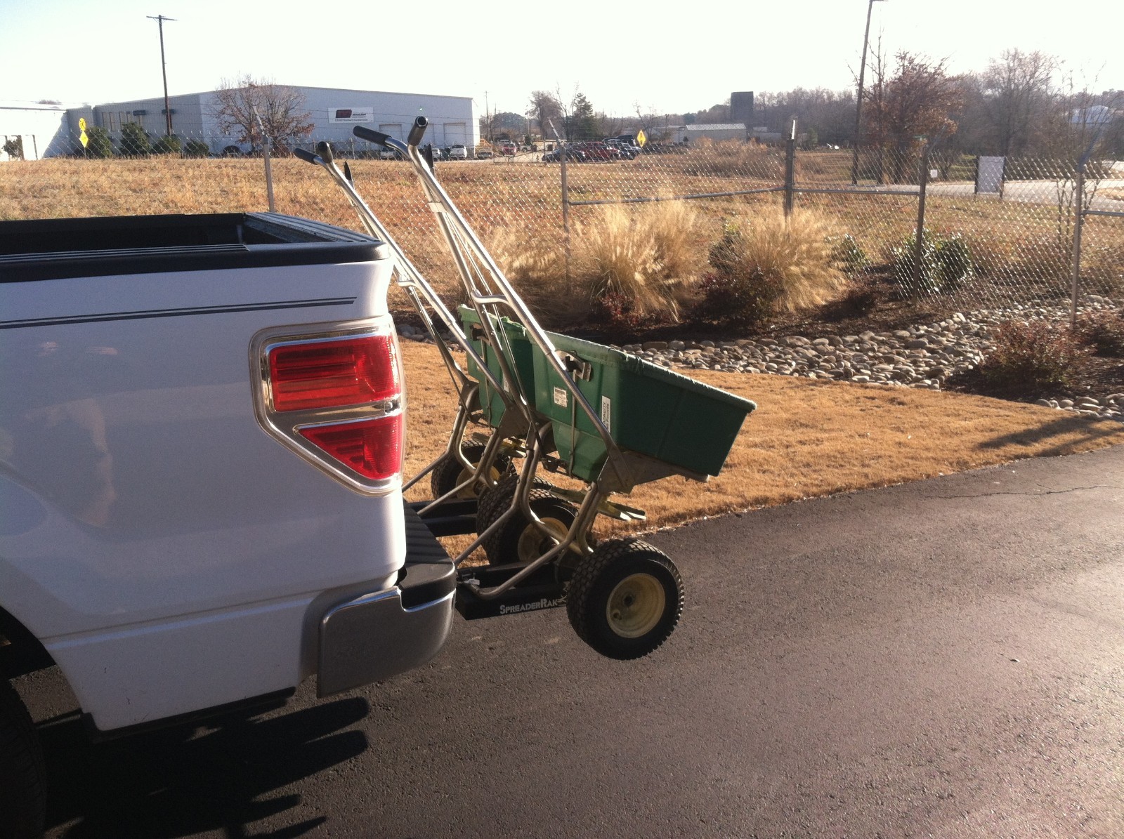 Dual Hitch Mounted Spreader Carrier ideal for Lesco Brand Spreader | eBay