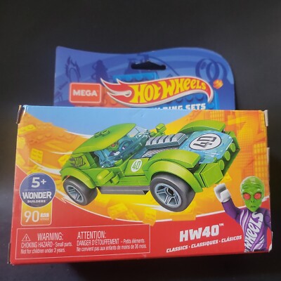 *NEW* SEALED Mega Construx Hot Wheels: (2020) 90pc HW40 Wonder Builders ...