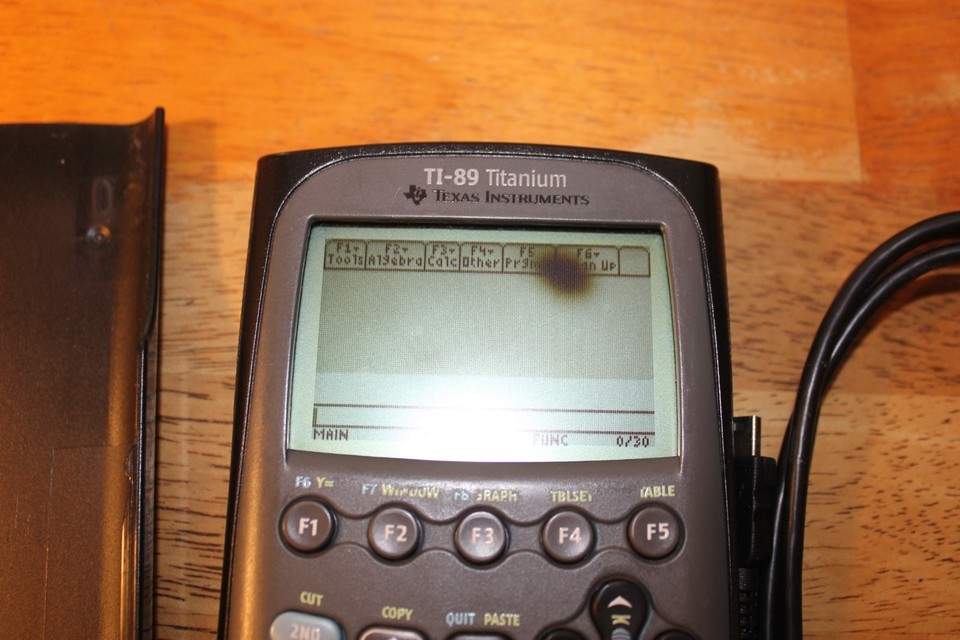 Texas Instruments TI-89 Titanium Graphing Calculator - Black Cord ...