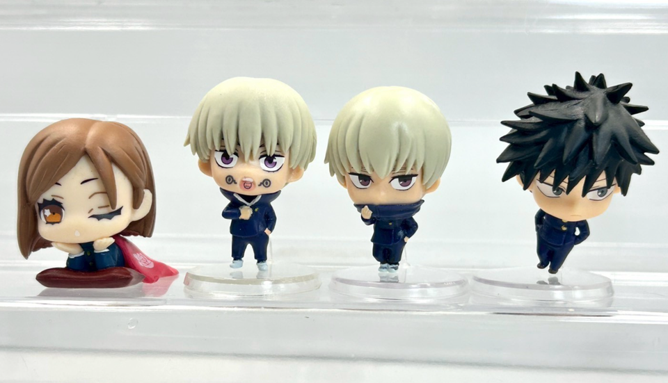 Japan Jujutsu Kaisen Panda Senpai Gojo Inumaki Kugisaki Figure Toy PI ...