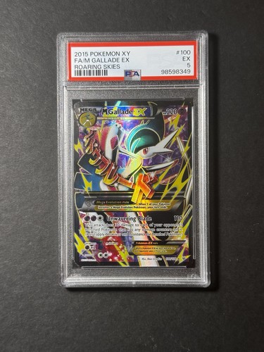 2015 Pokemon XY Roaring Skies 100 M Gallade EX PSA 5 Low Pop Send ...