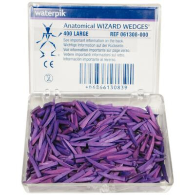 WaterPik 061308-000 Anatomical Wizard Matrix Wedges Large Purple 400/Bx ...