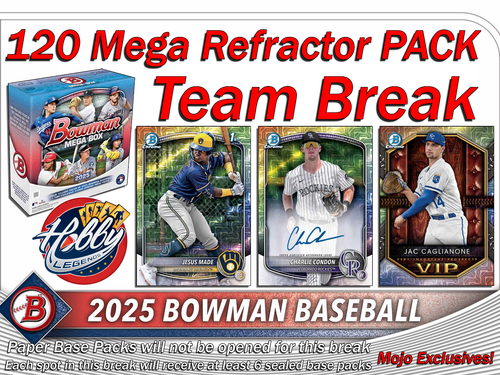 CINCINNATI REDS 2025 Bowman 3 Case (60 MEGABOX) TEAM BREAK #3 | eBay