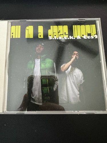 Used Rare CD All in a daze work by S.L.A.C.K. & CES2 Japanese 2011 Hip ...