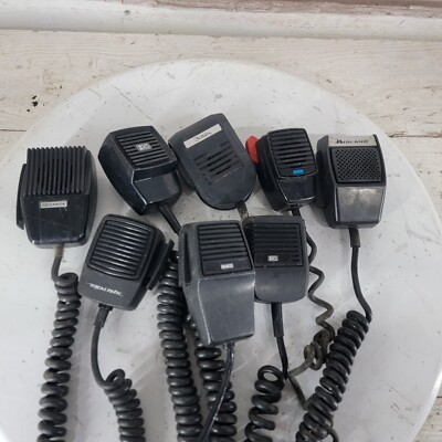 LOT of 8 CB HAM RADIO HAND MIC MOTOROLA Untested | eBay