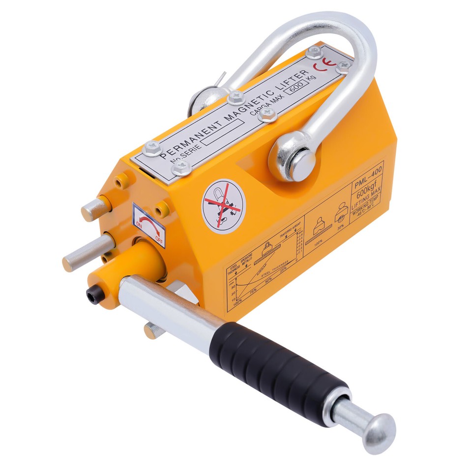 Steel Magnetic Lifter 1320LB Metal Lifting Magnet Magnetic Lift Hoist ...
