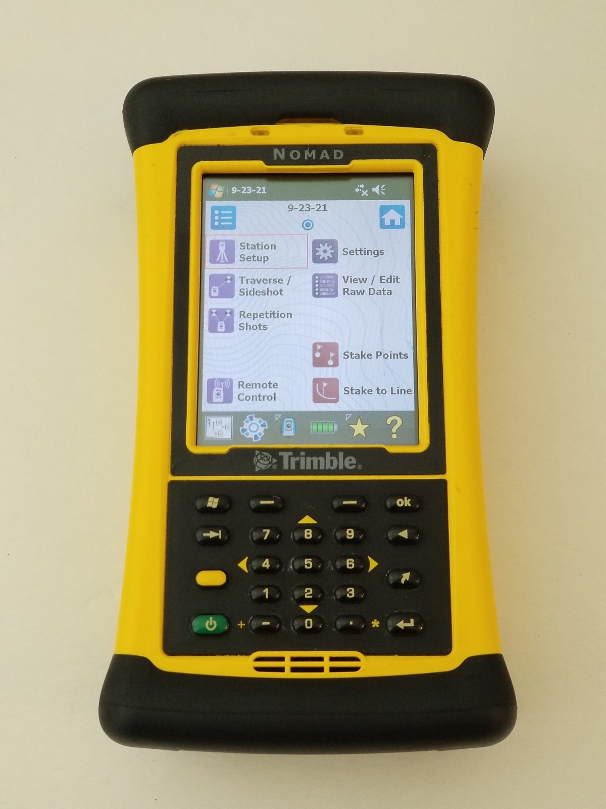 TRIMBLE TDS NOMAD DATA COLLECTOR SURVEY PRO 6.7 LEICA TOPCON NIKON ...