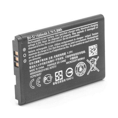 Batterie Accu Pile interne Original NOKIA BV-5J 1560mAh Microsoft Lumia ...