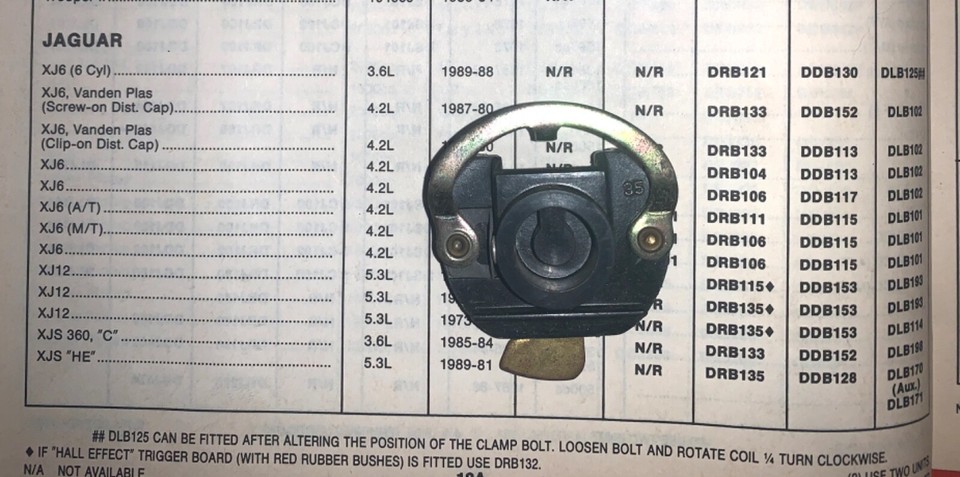NOS Lucas Distributor Speed Limited Rotor RA11. DRB111. Jaguar MKX, XKE ...
