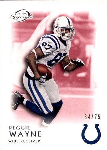 2011 Topps Gridiron Legends - Reggie Wayne #53 Red /75 for sale online ...
