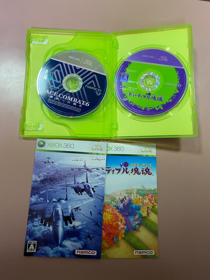 Ace Combat 6 & Beautiful Katamari Damacy Import Japan Xbox 360 Japanese ...