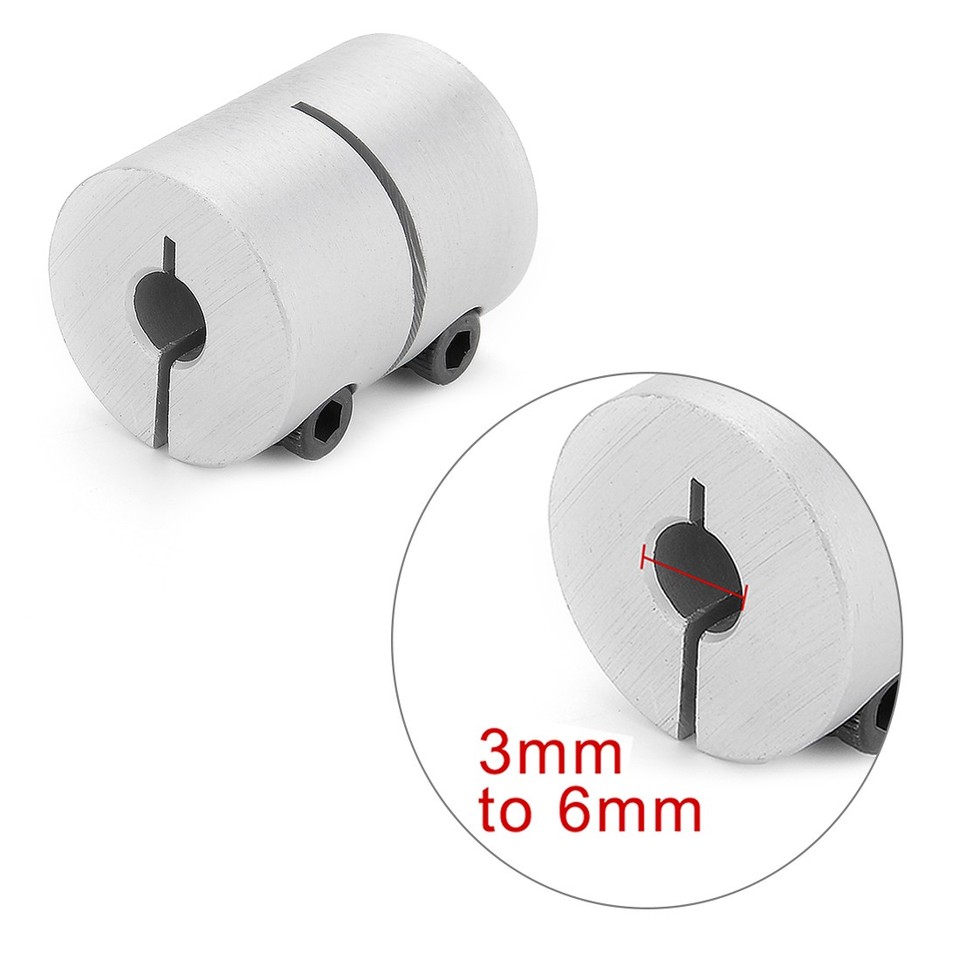 Motor Shaft 3mm to 6mm Joint Helical Beam Coupler Coupling 20mm Dia ...