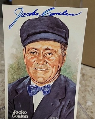 Jocko Conlan Autographed Signed Perez Steele 1981 Postcard #9603/10000 ...