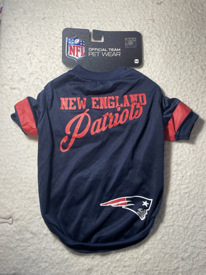 New England Patriots Dog Pet Jersey Size Medium Super Bowl Drake Maye ...